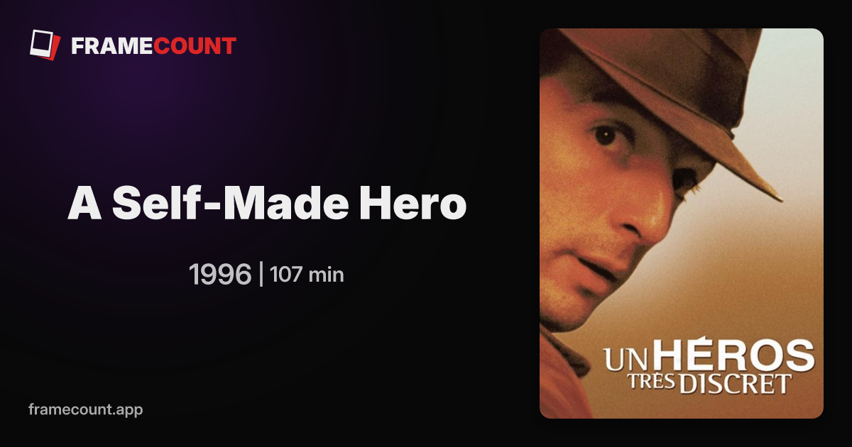 A Self-Made Hero | FRAMECOUNT
